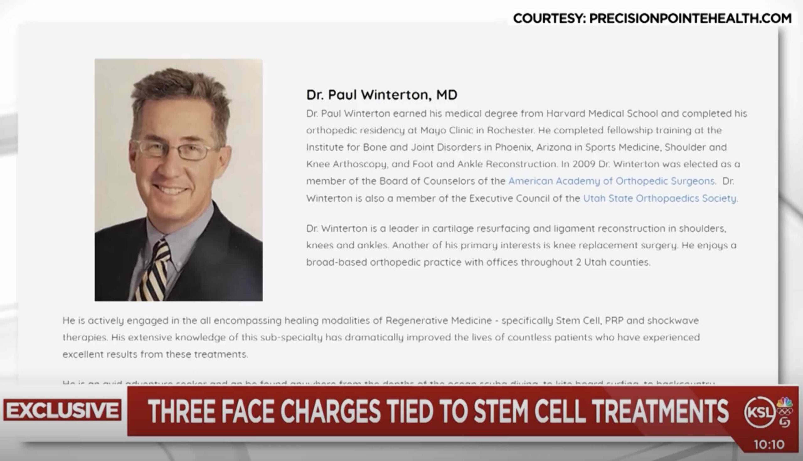 Felony charges against 3 in Utah related to stem cells, undercover ...